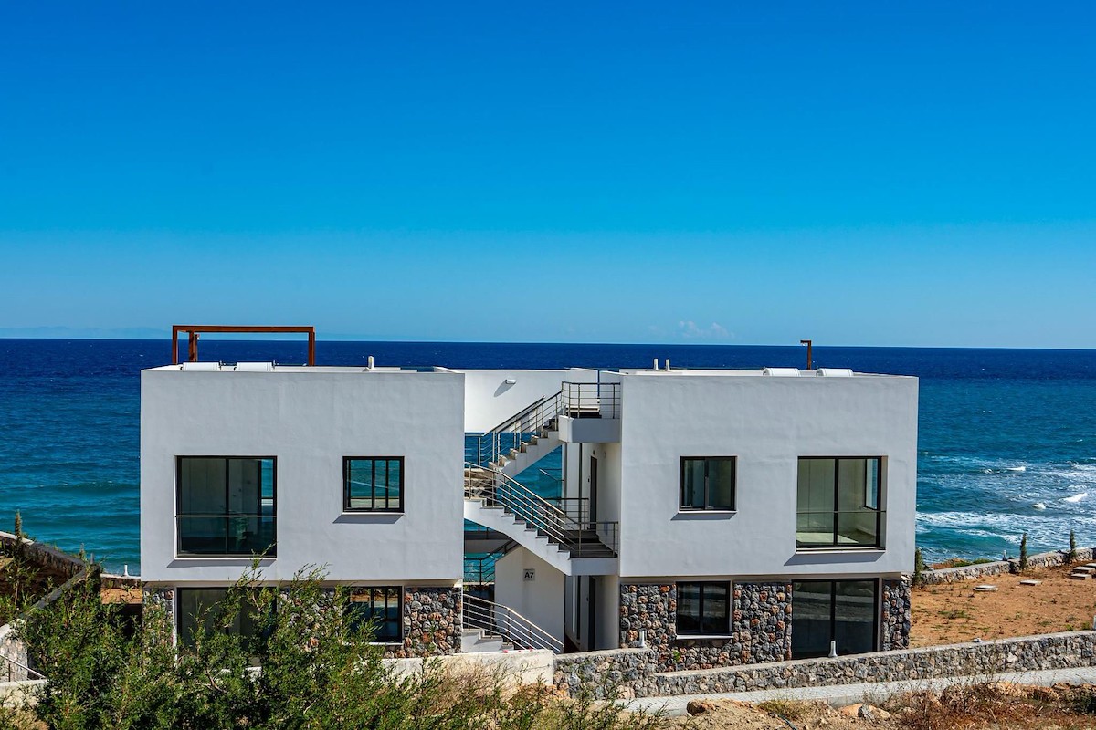 Beachfront Two Bedroom Garden Apartment - NCP North Cyprus Property ...